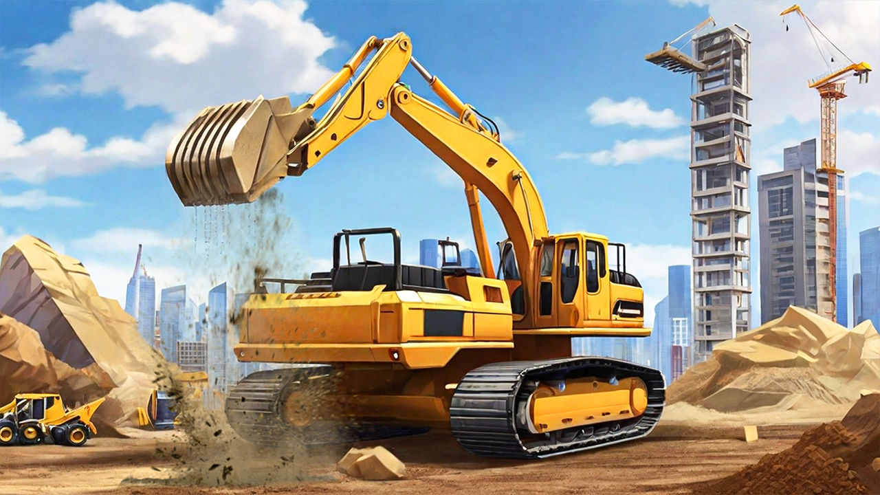 Real City Construction with Forklift Simulator Game 3D - App on the ...