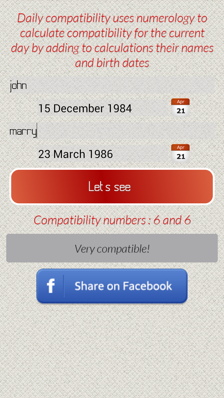 Love Compatibility - App on Amazon Appstore