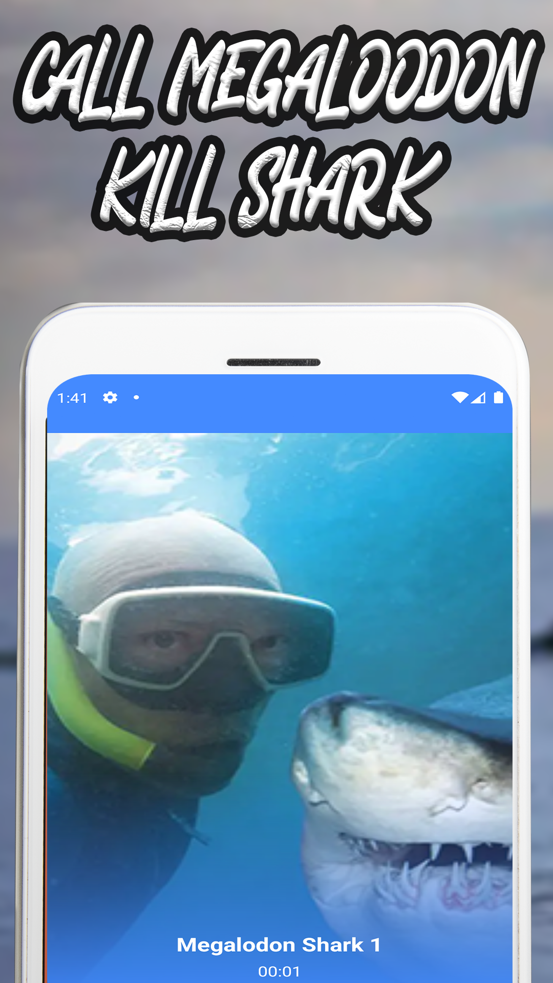 Megalodon Kill Shark Video Call - Simulate call with Megalodon Kill ...