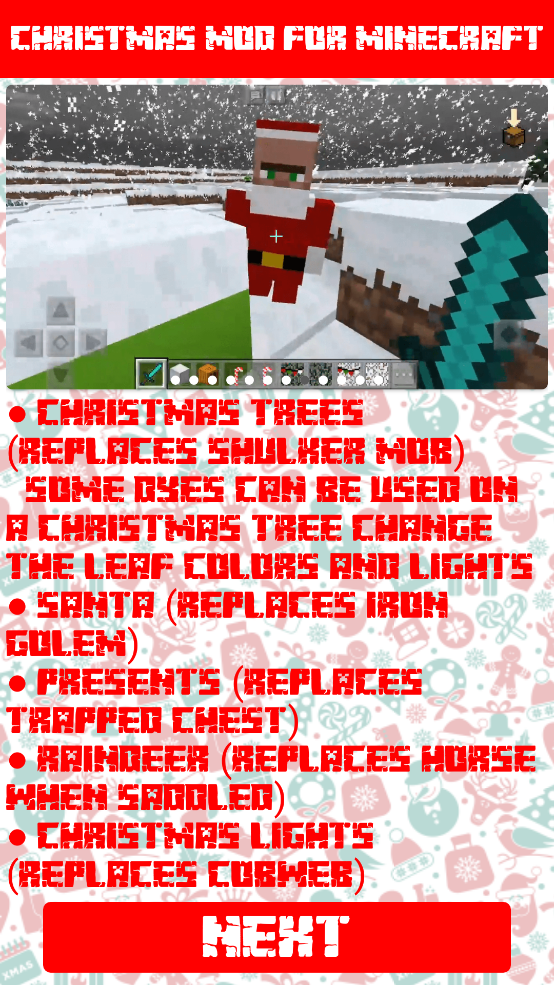 Christmas Mod for Minecraft PE - The best Christmas mod for Minecraft ...