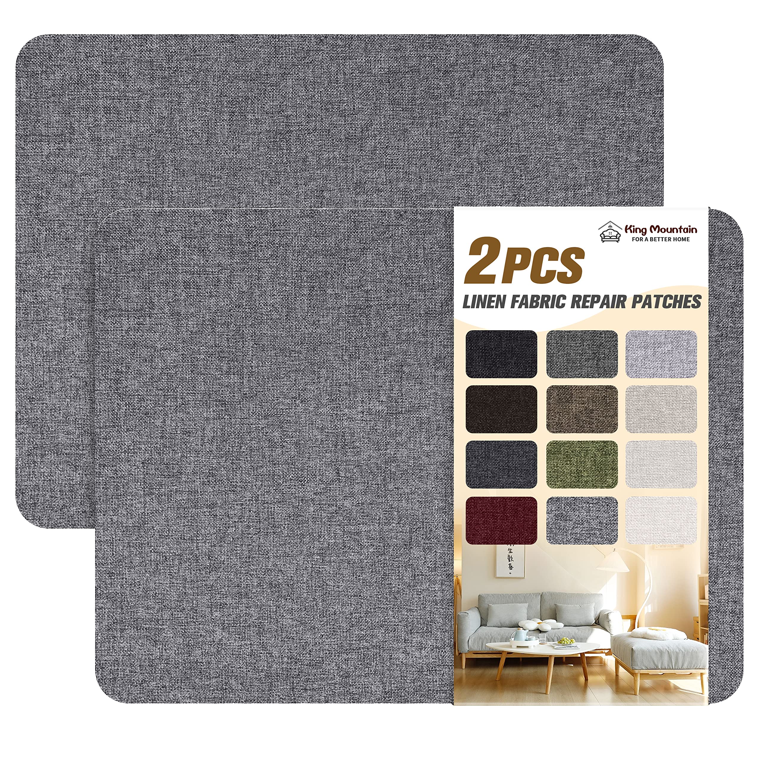 Amazon.com: KING MOUNTAIN Fine Linen Repair Patches, Self-Adhesive ...