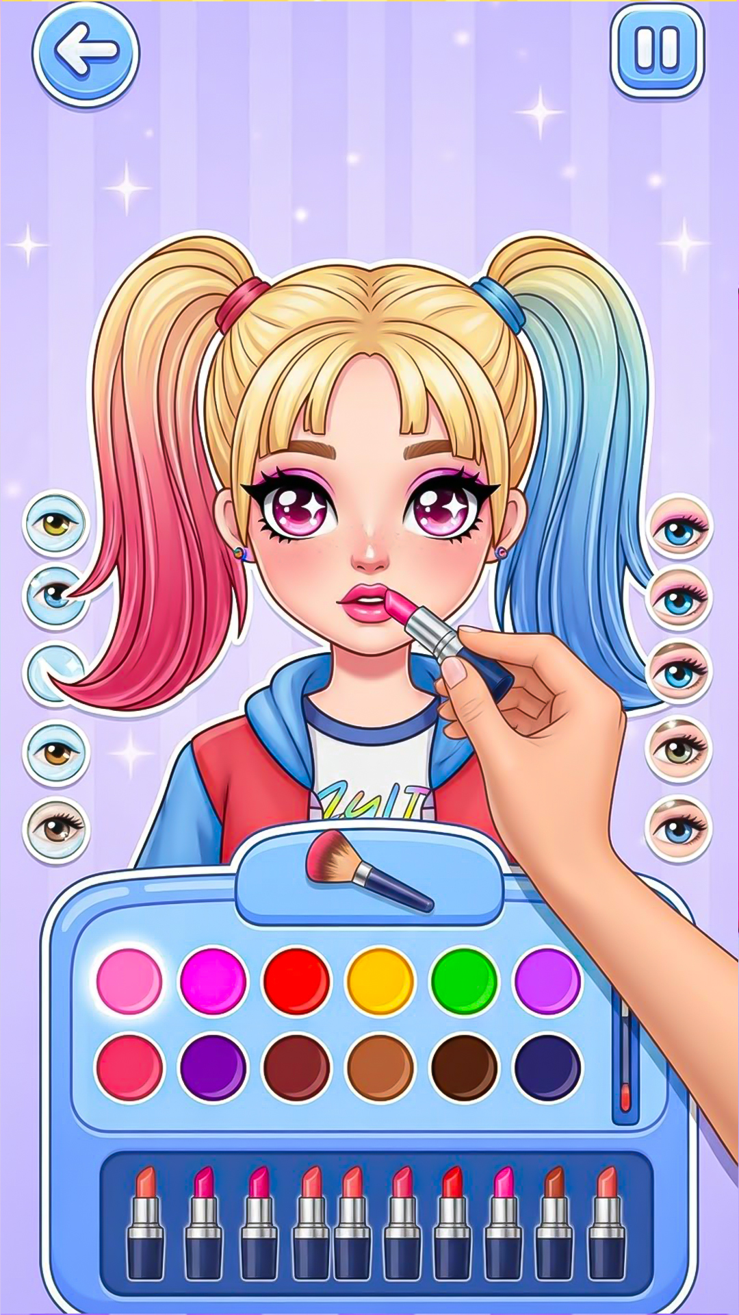 Paper Doll DIY Dressup & Makeover Games - Girls Fashion Magic Sticker ...