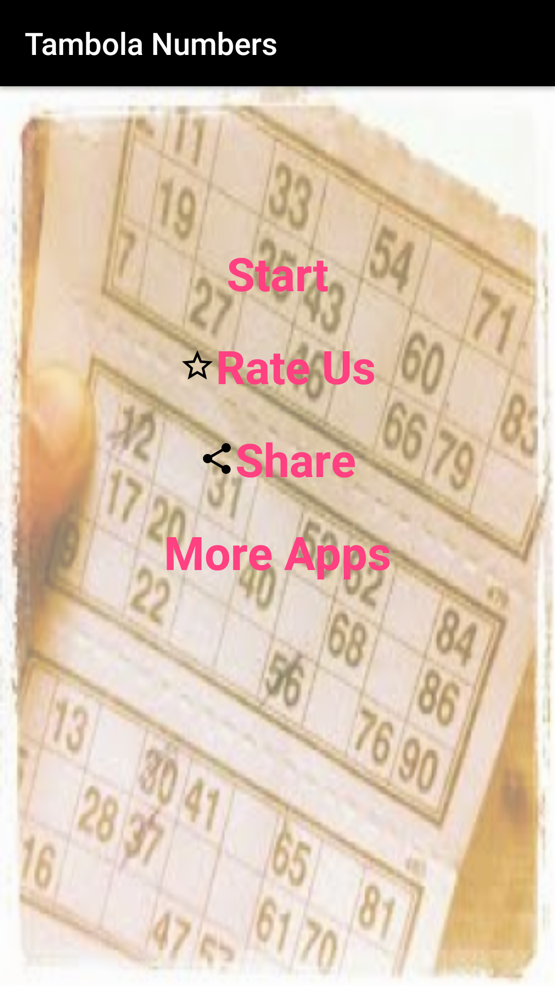 Tambola Number caller application - App on Amazon Appstore