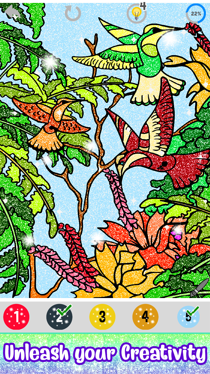 Forest Color By Number - Secret Garden, Nature Paint Book - App on ...