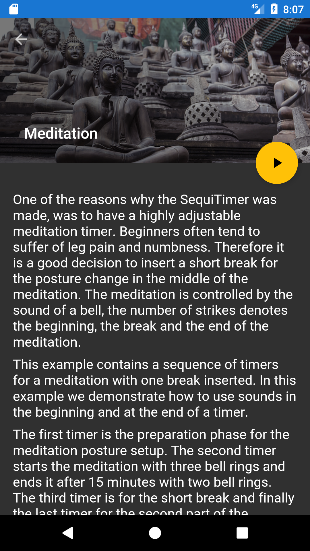 SequiTimer Pro - universal, simple and reliable interval timer - App on Amazon Appstore