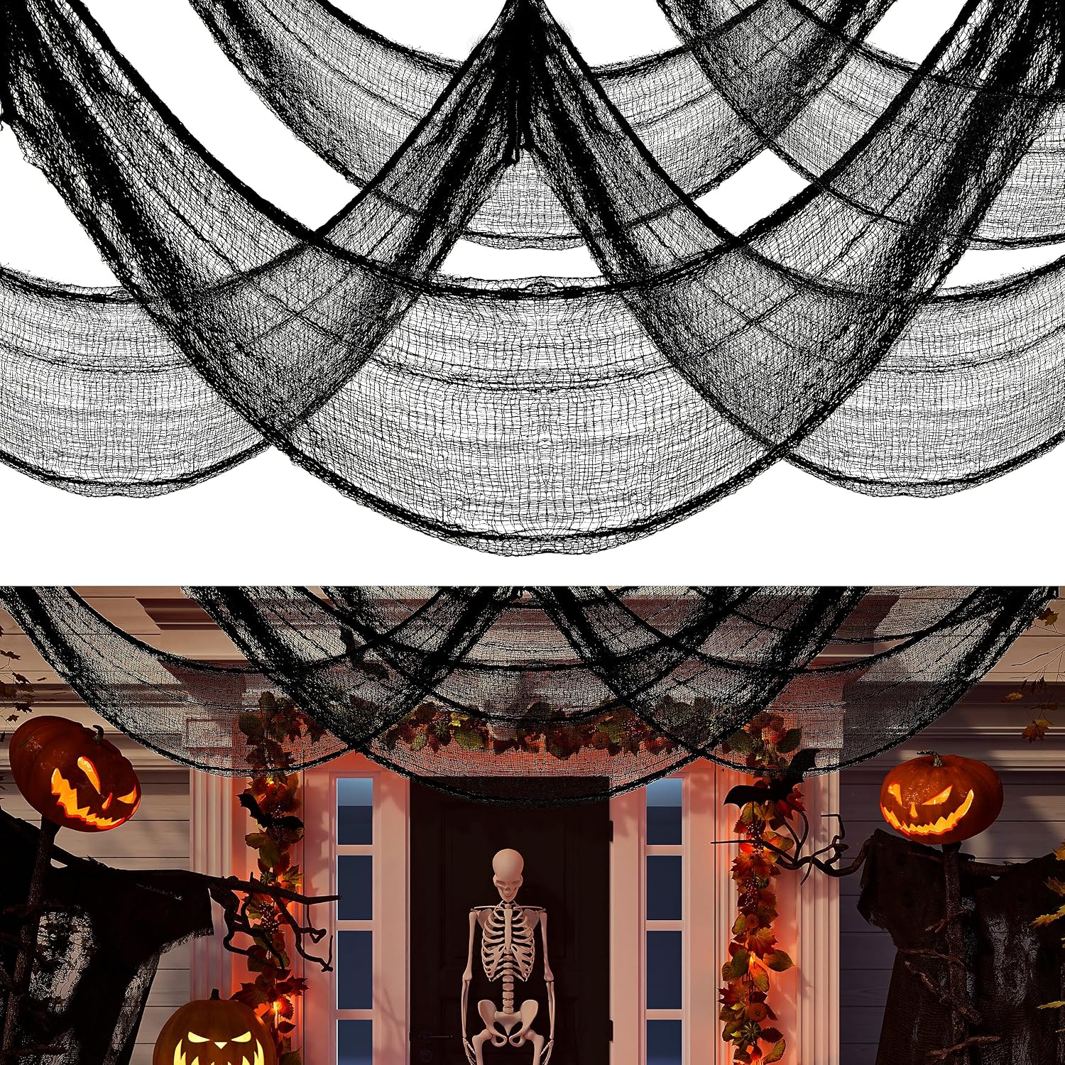 Amazon.com : OCTERIC 10 Pack Halloween Creepy Cloth 30×72inch ...