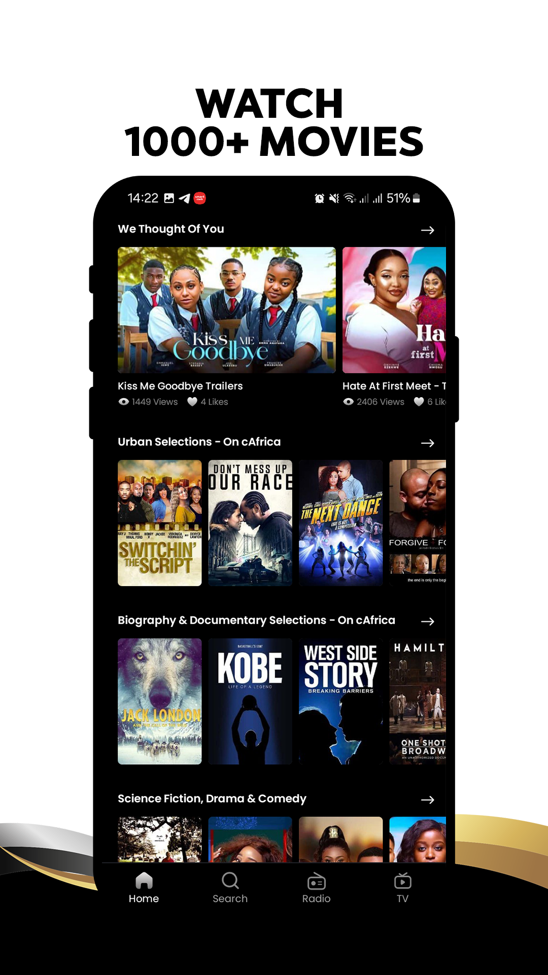 cAfrica: Watch Free Movies & TV - App on Amazon Appstore