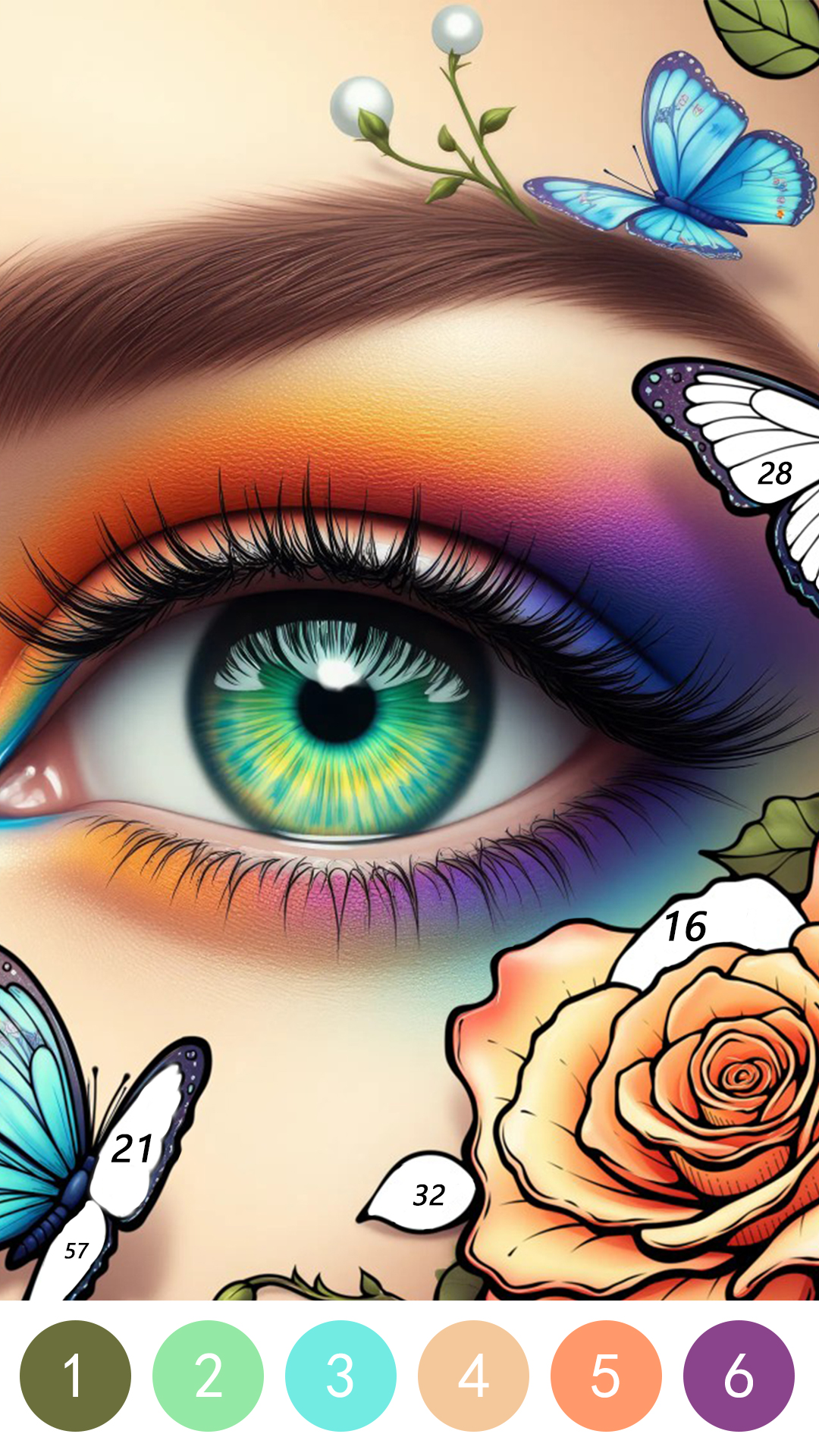 Makeup Color Paint By Number - App on Amazon Appstore