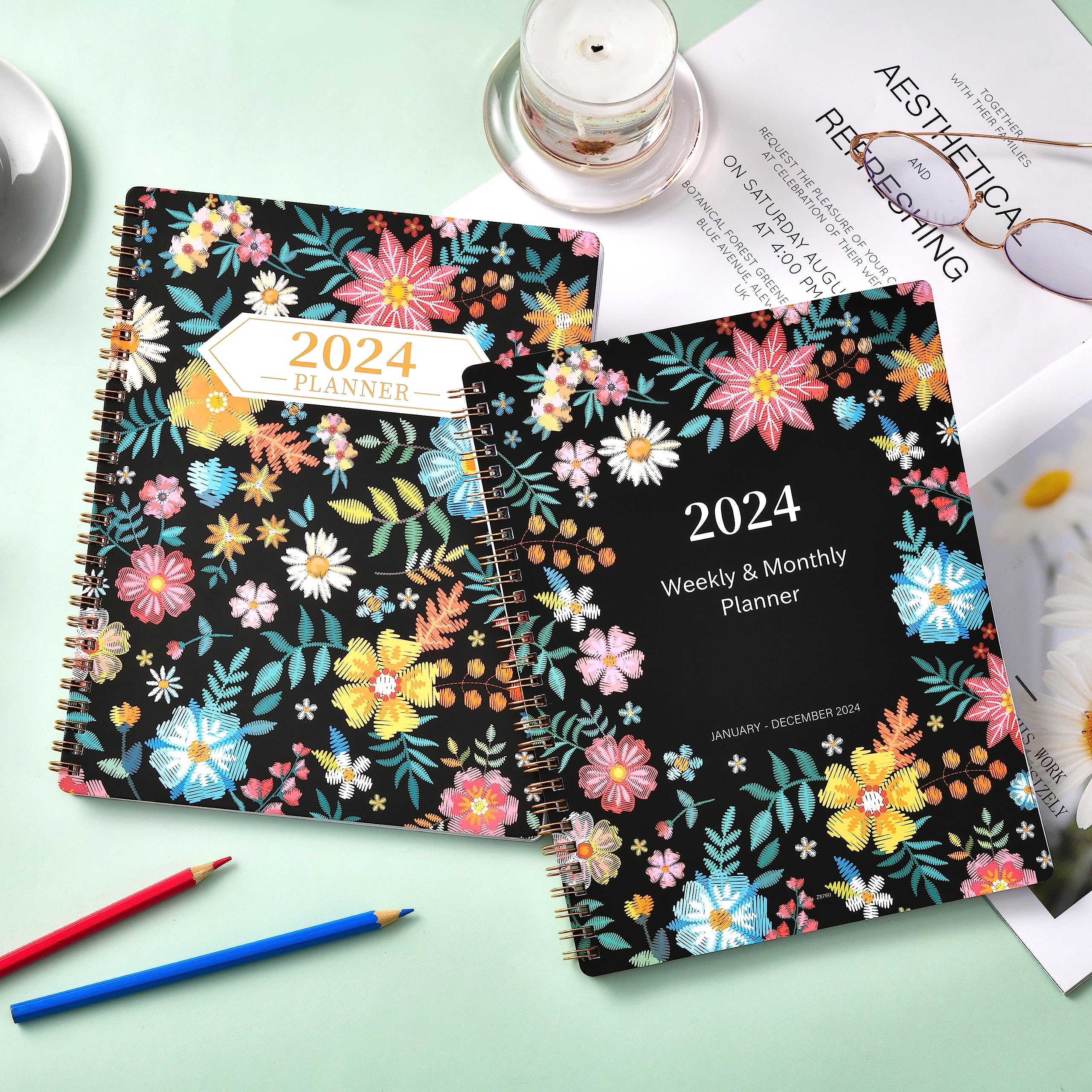 Snapklik.com : 2024 Planner - Planner 2024, January 2024 - December ...