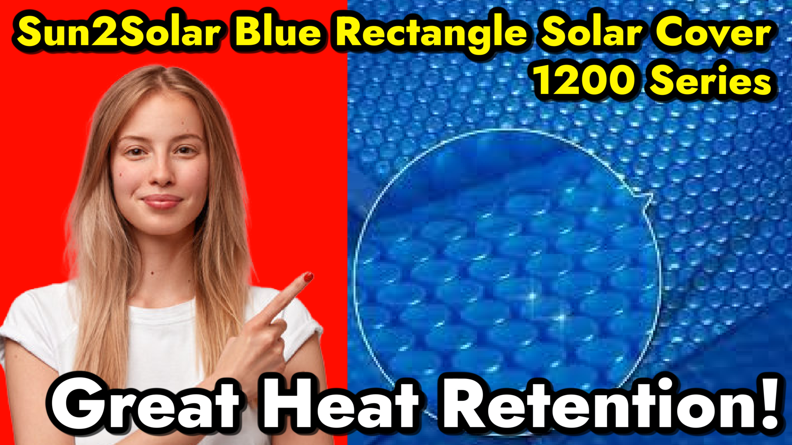 Watch Sun2Solar Blue Solar Pool Cover 1200 Series Holds in Heat on ...