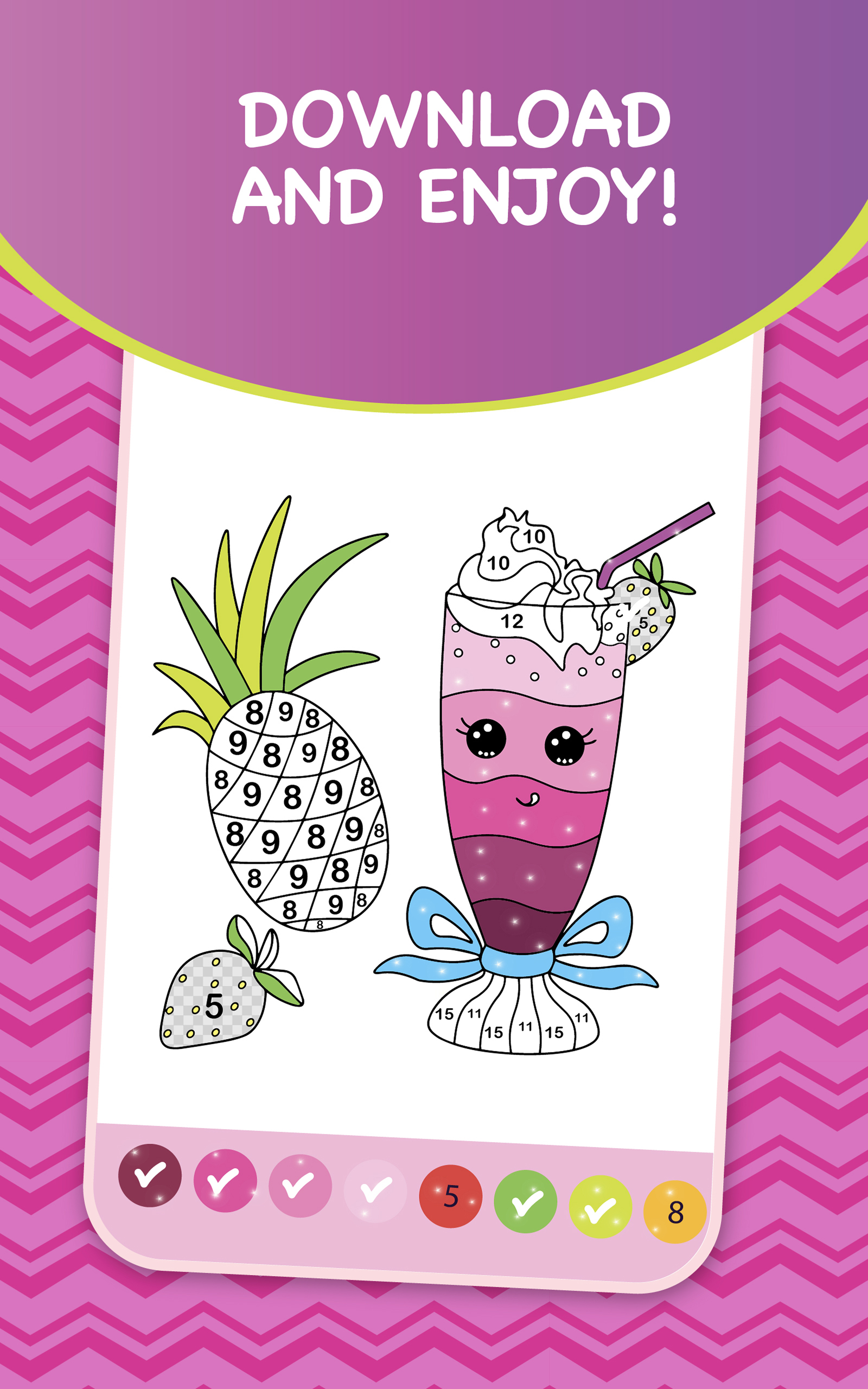 Magic Color - kids coloring book by numbers - App on the Amazon Appstore