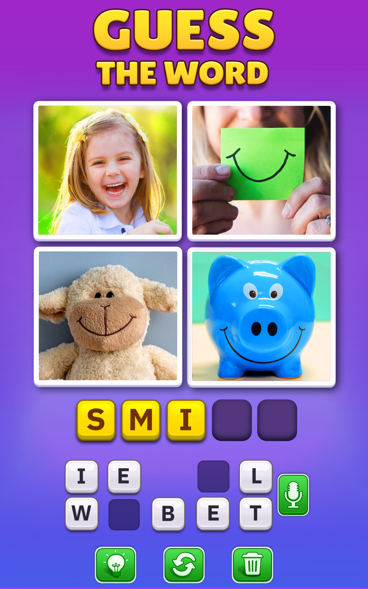 Word Puzzle: 4 Pictures To Help You Guess The Word, Fun Word Games For ...