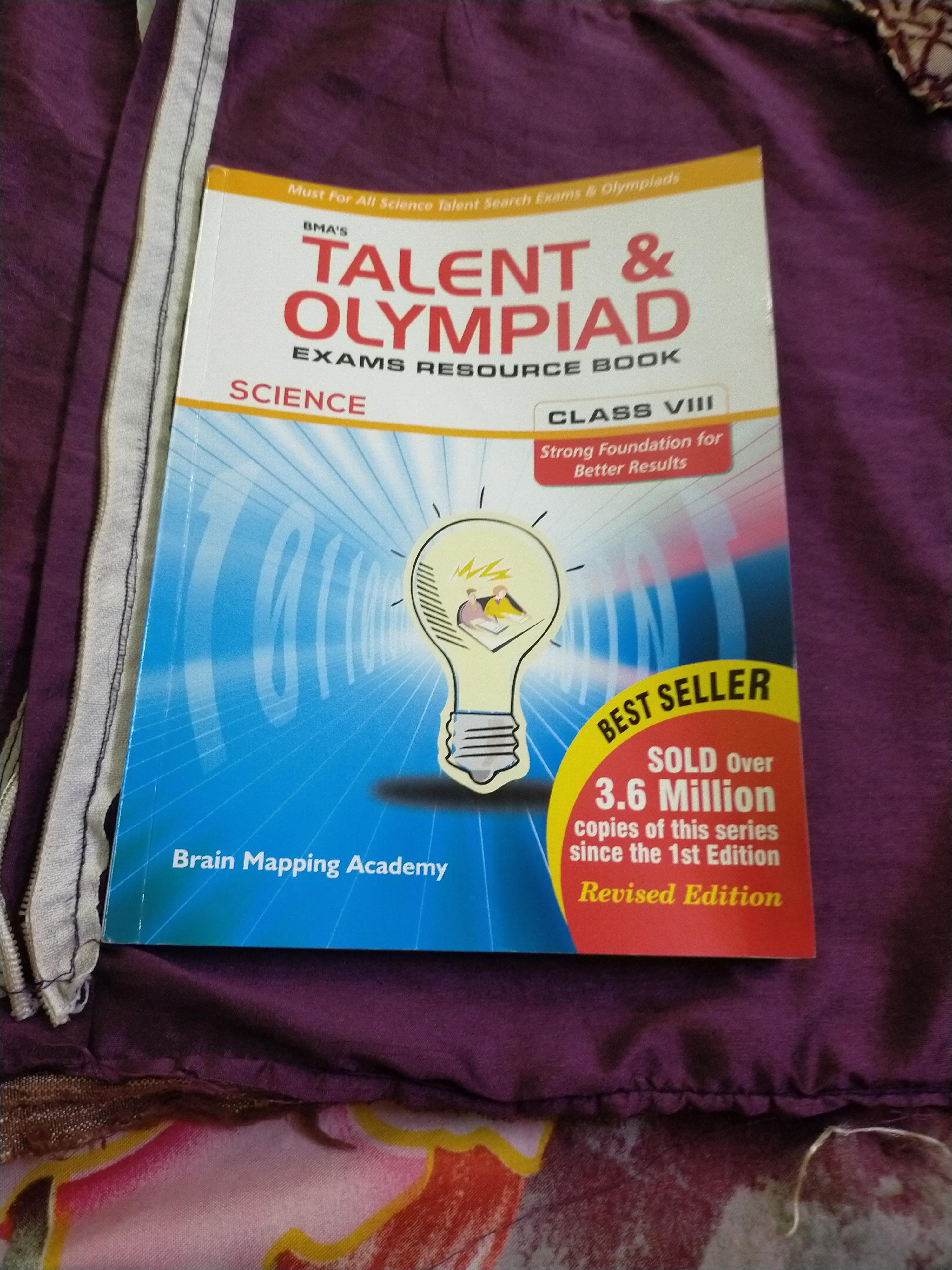 BMA's Talent & Olympiad Exams Resource Book for class-8 (Maths) : Brain ...