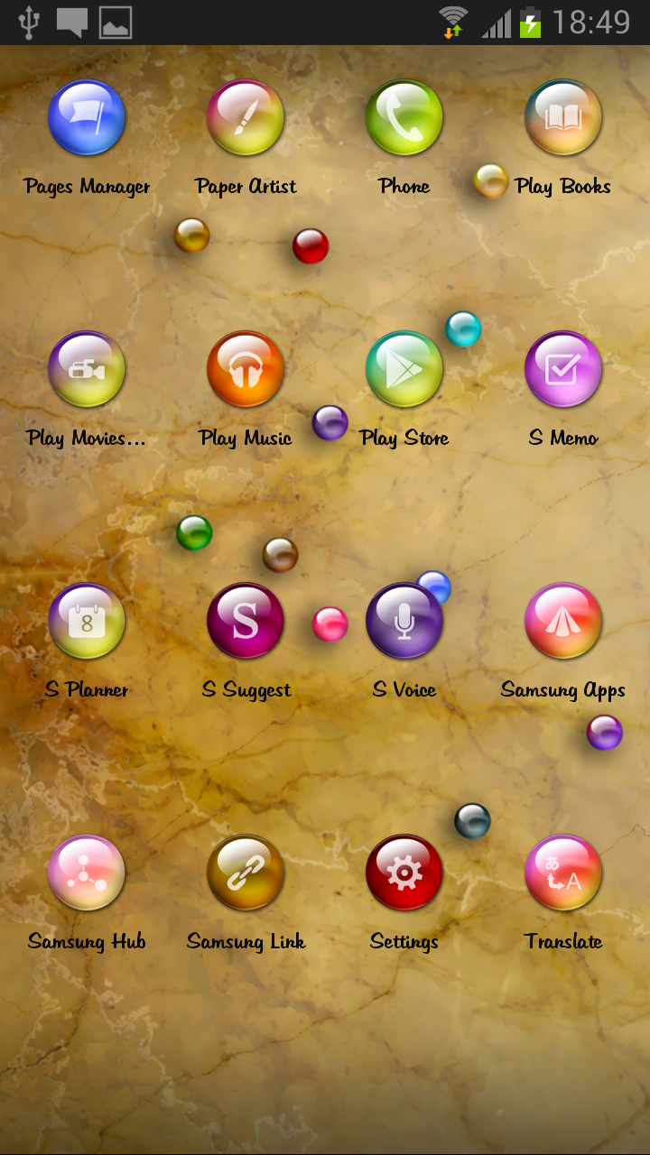 Marbles Theme ADW/Apex Launcher - App on Amazon Appstore