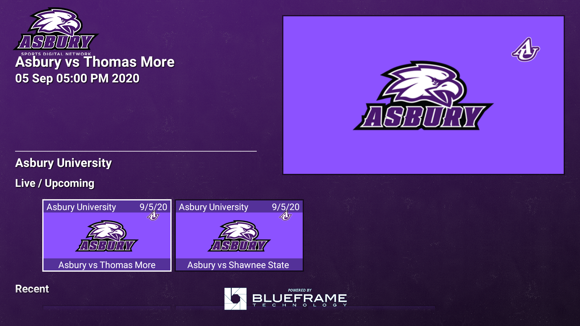 Asbury Sports Digital Network | Digital World