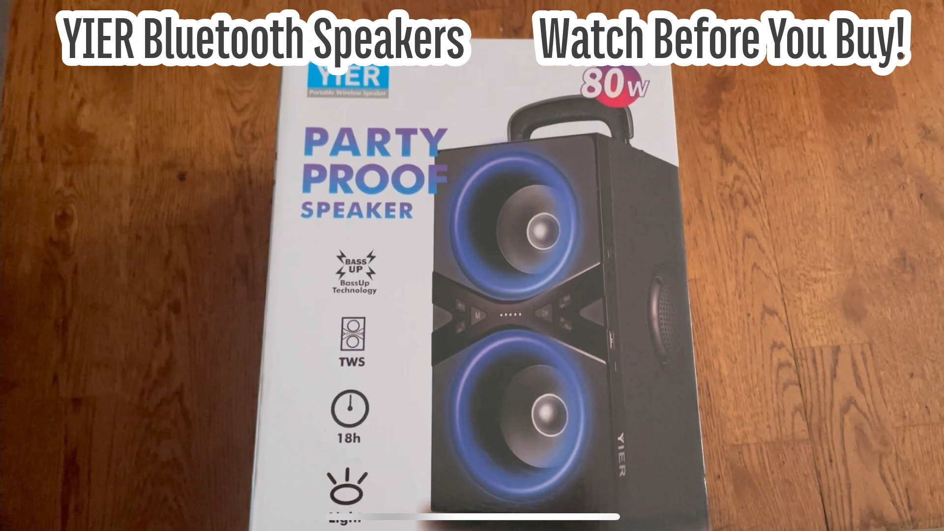 Watch YIER Bluetooth Speaker Review! on Amazon Live
