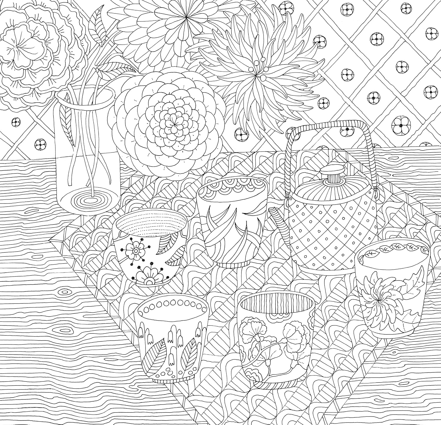 Zen Garden Coloring Book with 31 Stress-Relieving Nepal | Ubuy