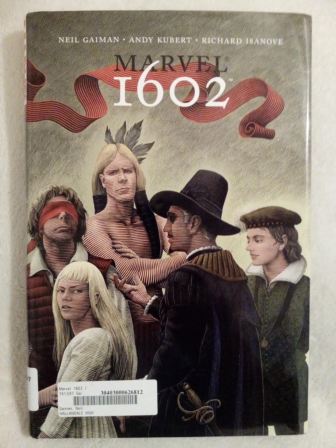 Marvel 1602 HC: Gaiman, Neil, Kubert, Andy: 0759606110704: Books ...