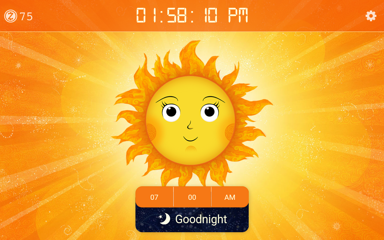 Aplicación Sun to Moon Sleep Clock en Amazon Appstore