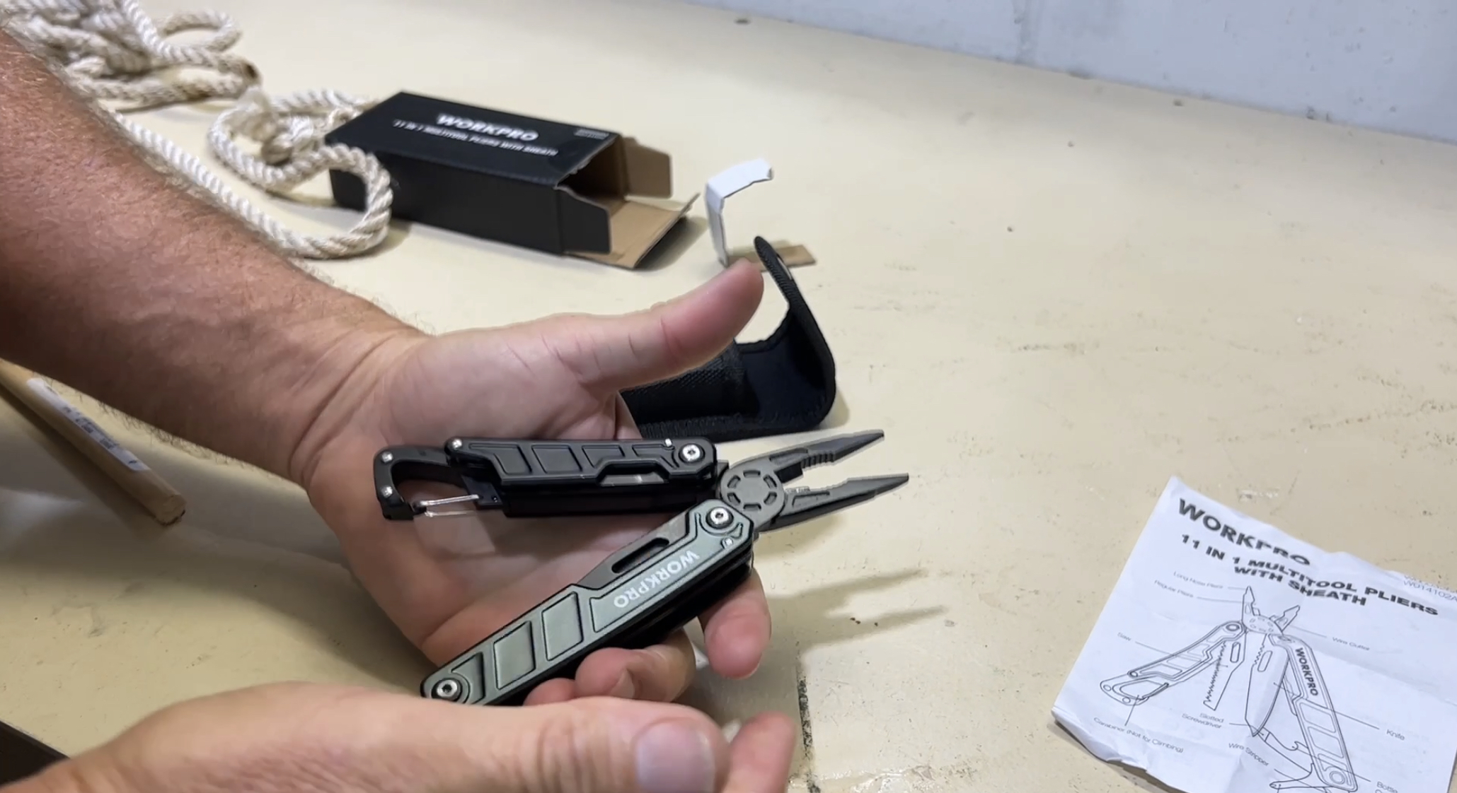 Watch Workpro 11 in 1 multitool. Nice looking solid tool. on Amazon Live