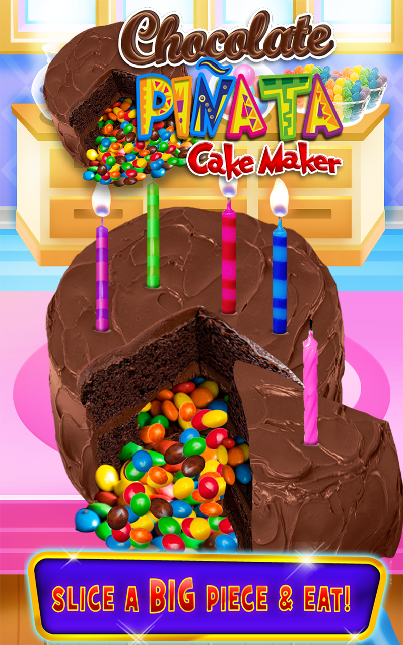 Chocolate Piñata Cake Maker - Kids Dessert Food & Rainbow Candy Games ...