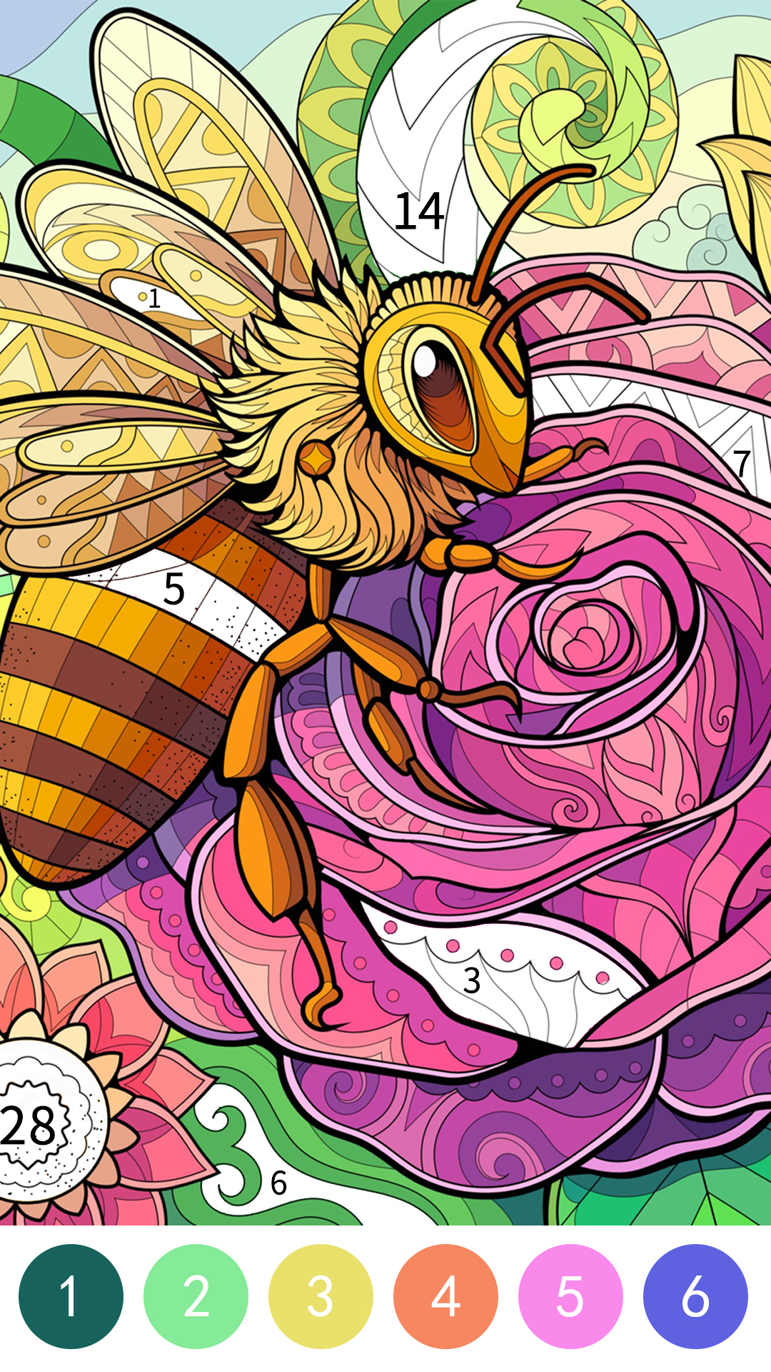 Tangle Color by Number Book - App on Amazon Appstore