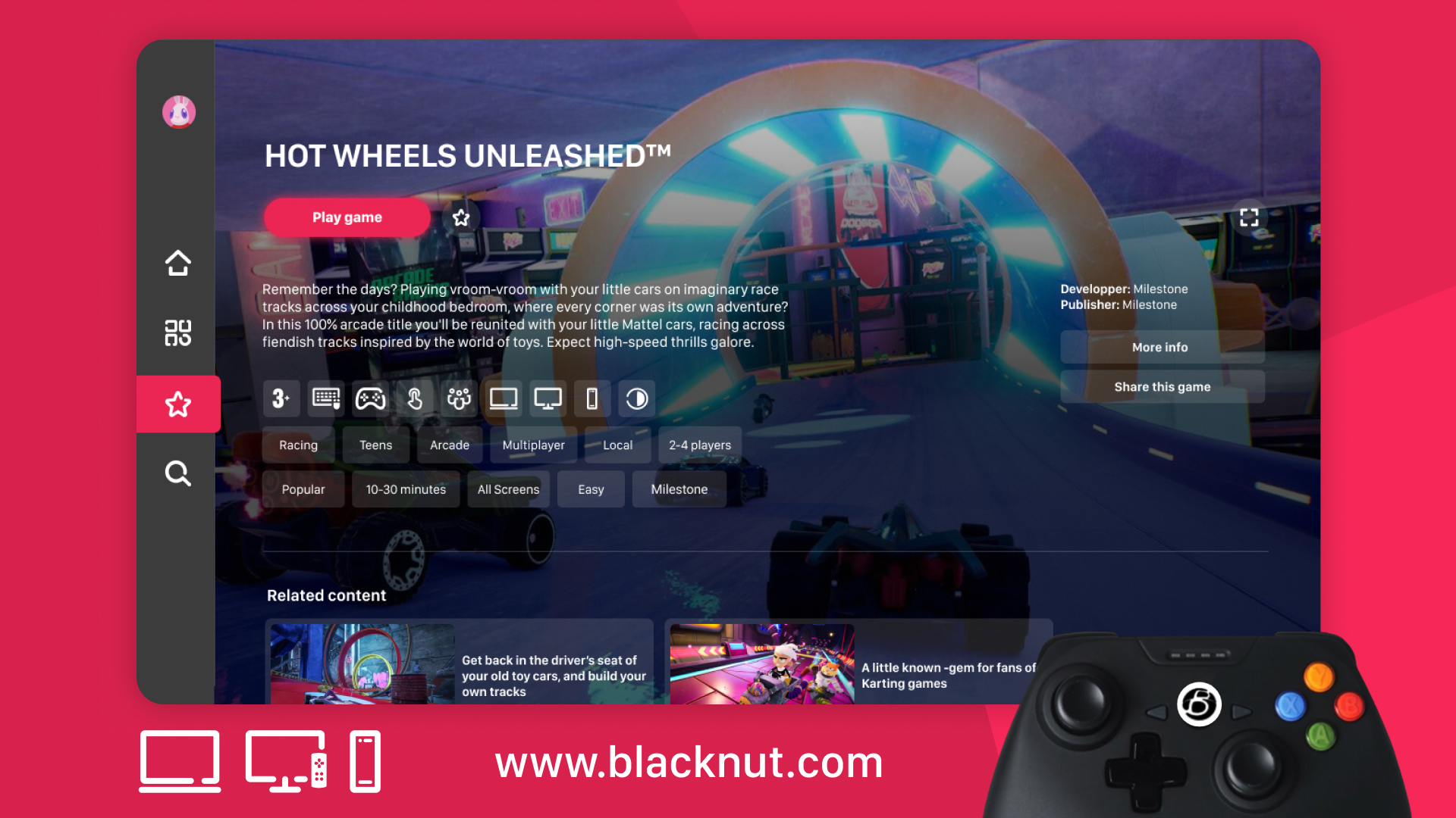 Blacknut Cloud Gaming - App on Amazon Appstore