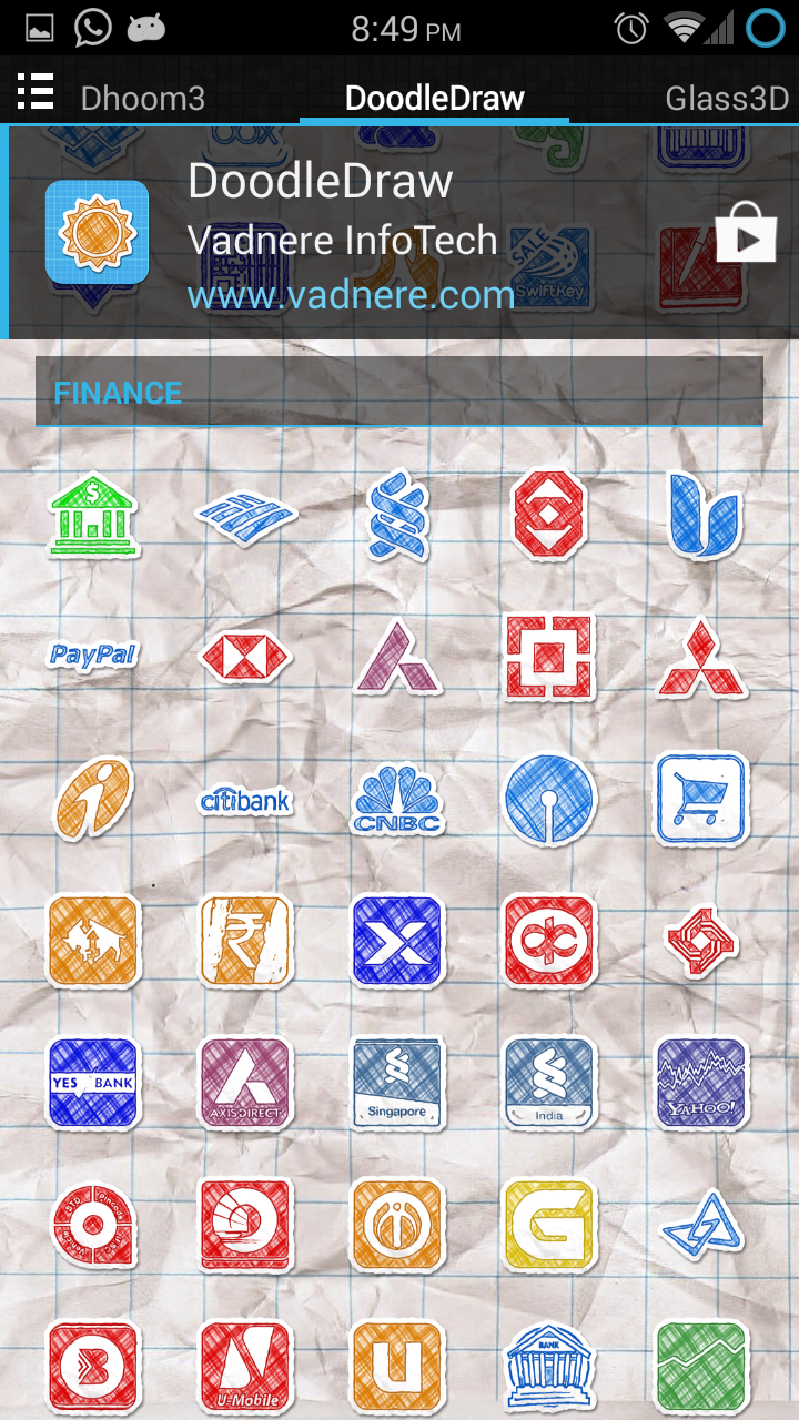 Doodle Draw Icon Pack Theme - App on Amazon Appstore