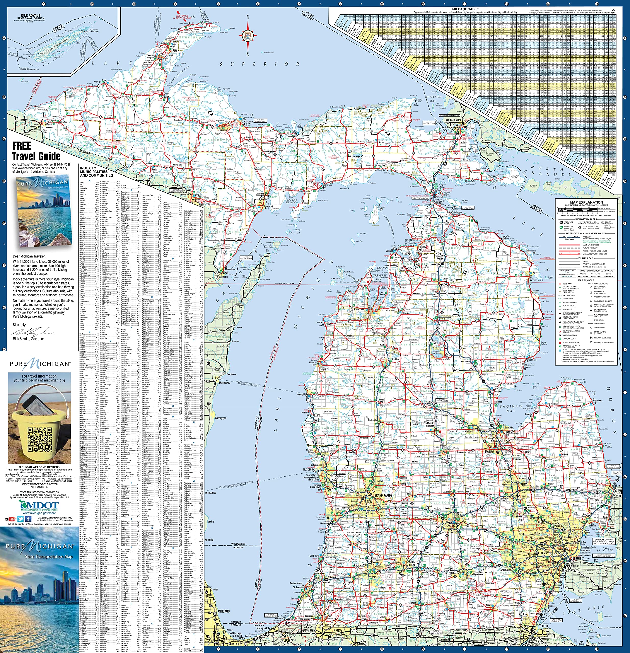 Detailed Map Of West Michigan West Michigan Area Schools | Jaqua