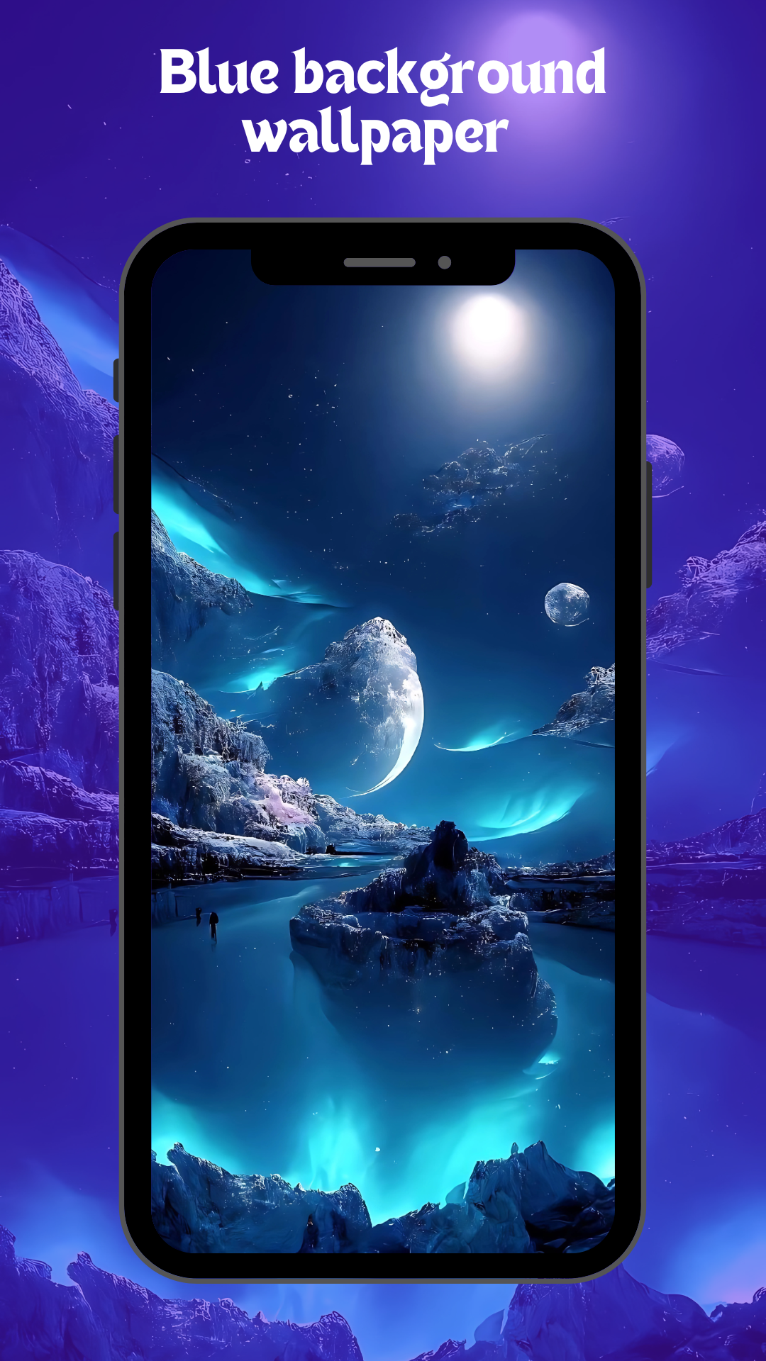 Blue background wallpaper HD 4k - App on Amazon Appstore
