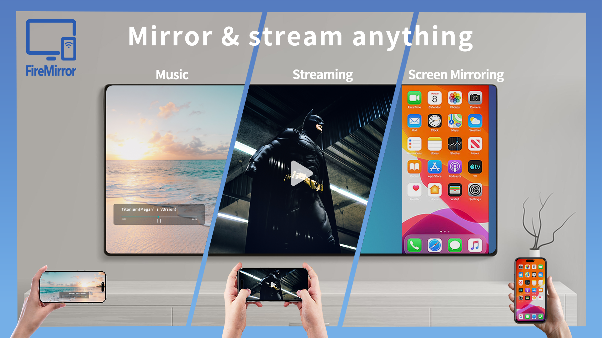FireMirror Pro: Screen Mirroring Receiver (Support AirPlay Only) - App ...