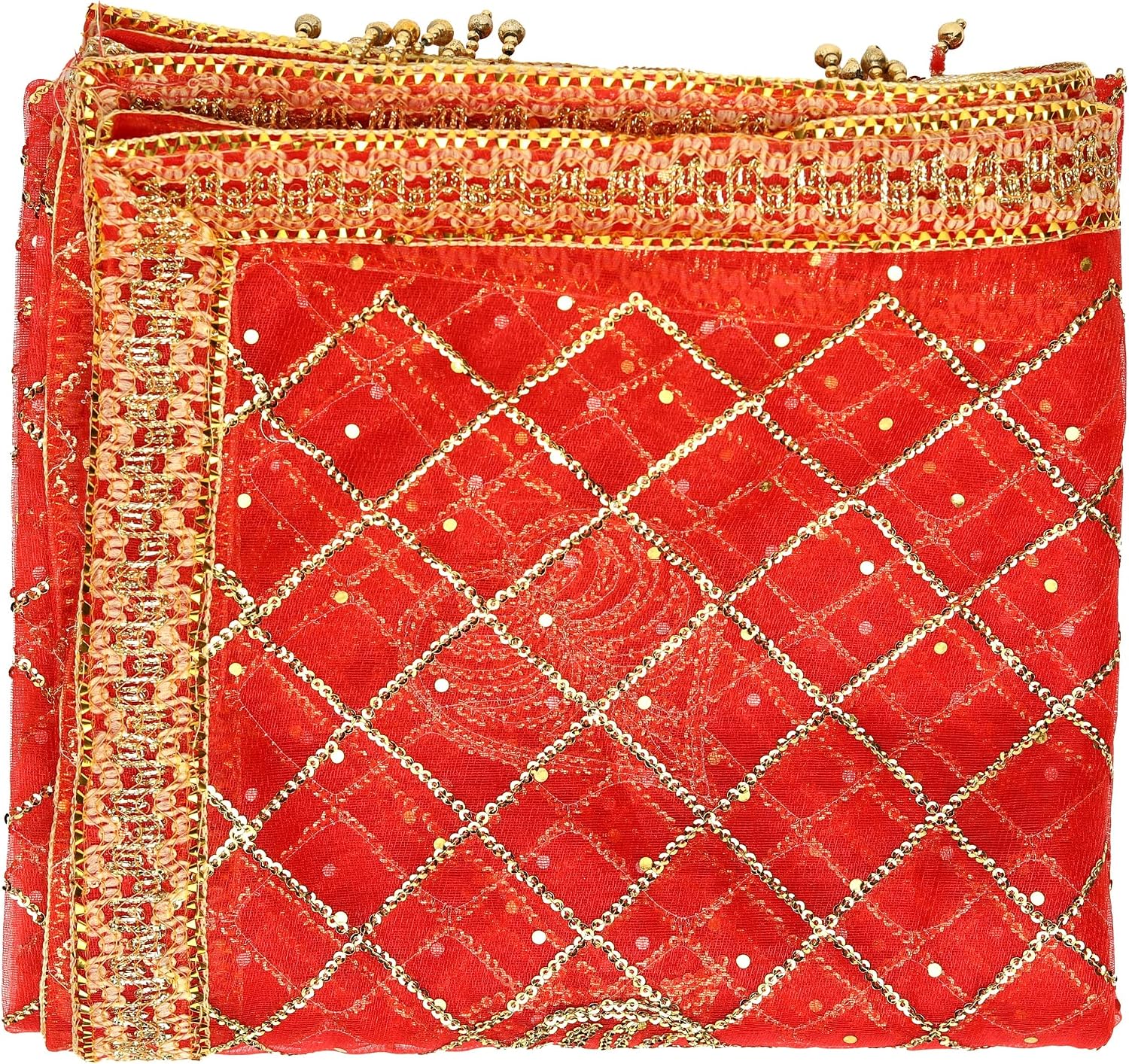 Amazon.com : Large Decorative Backdrop Cloth Chunari (Size :- 2.5 Meter ...