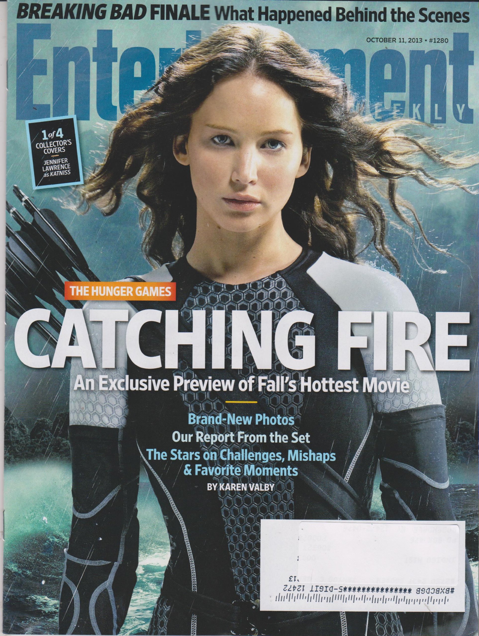 Jennifer Lawrence Entertainment Weekly Magazine Cover