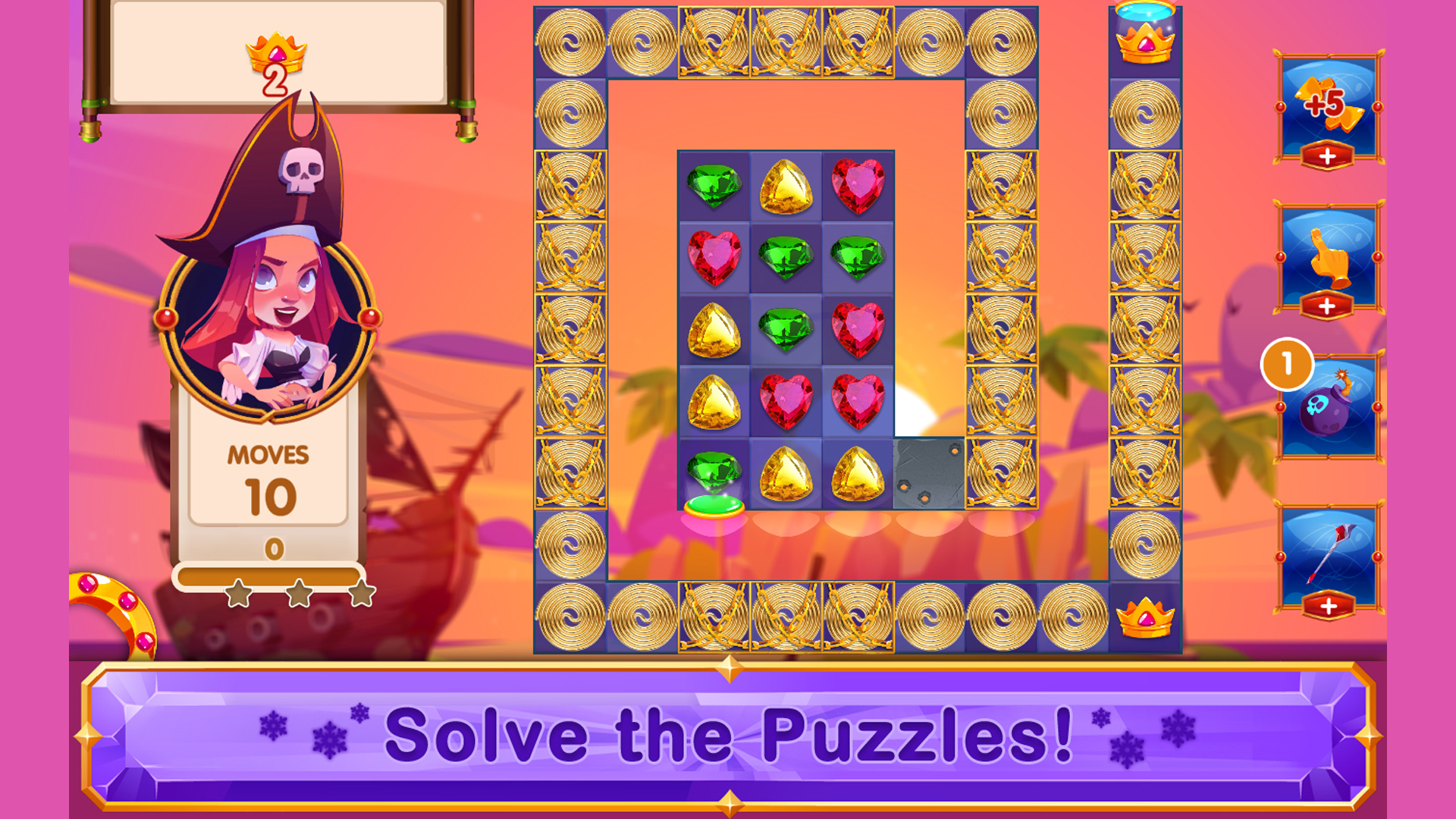 Pirate Gems Match 3 - App on Amazon Appstore