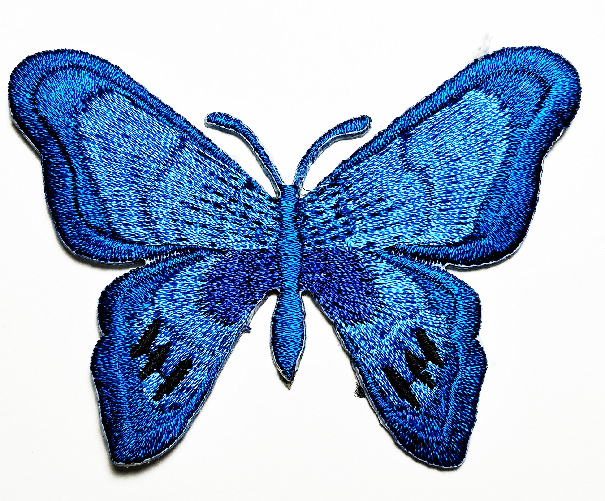 Mariposa Azul De Dibujos Animados