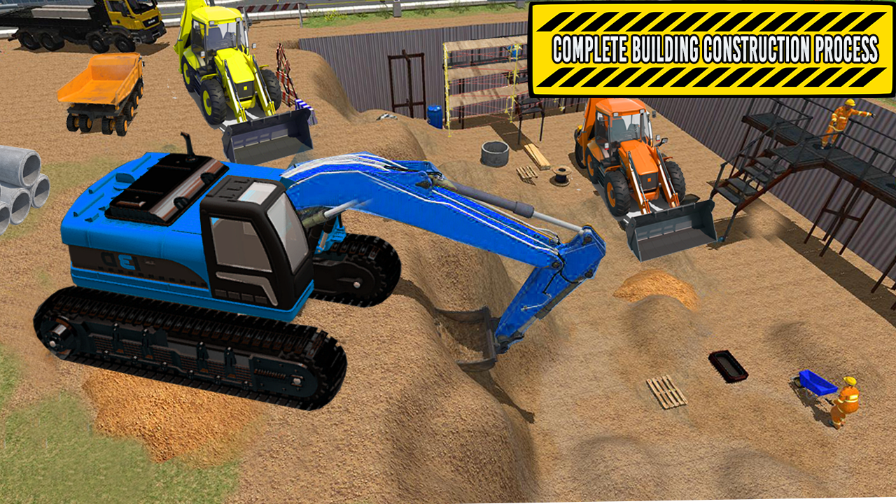 Heavy Excavator Crane: Building Construction Game - App on Amazon Appstore