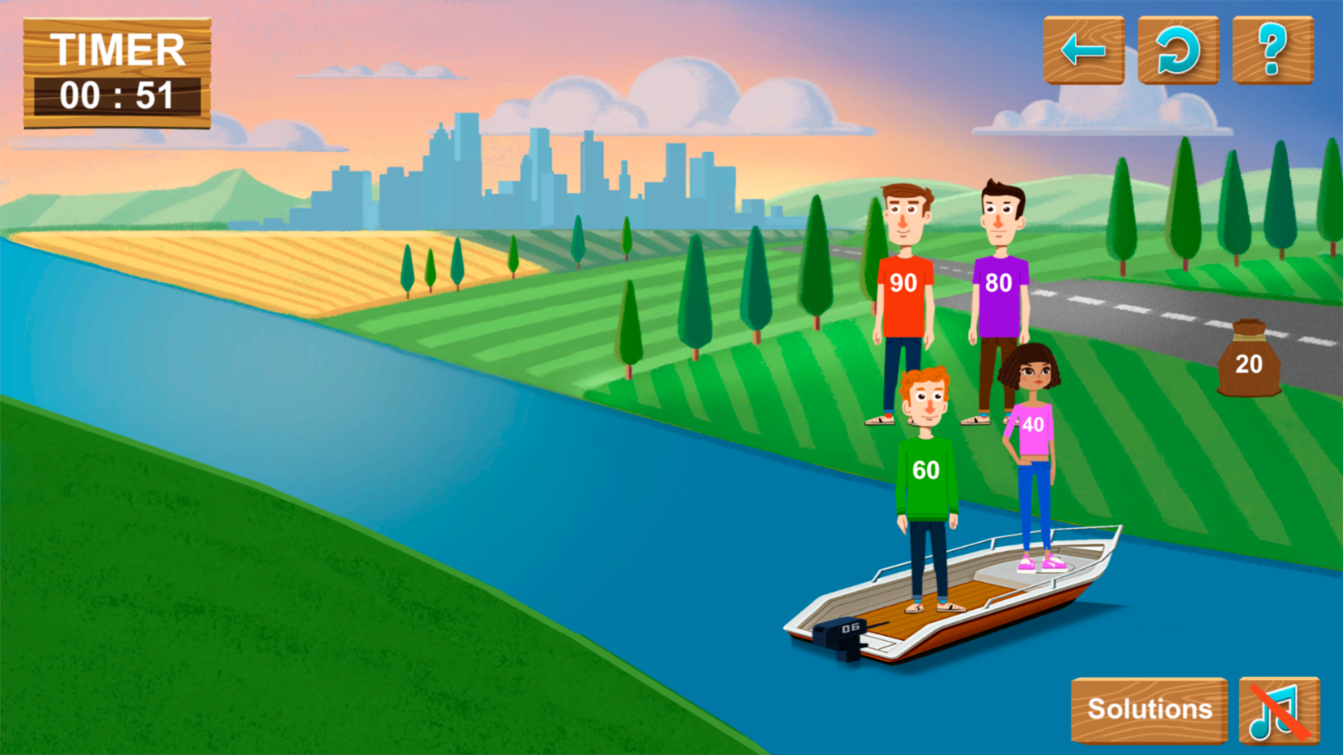 The River Tests - IQ Logic Puzzles & Brain Games - App on Amazon Appstore