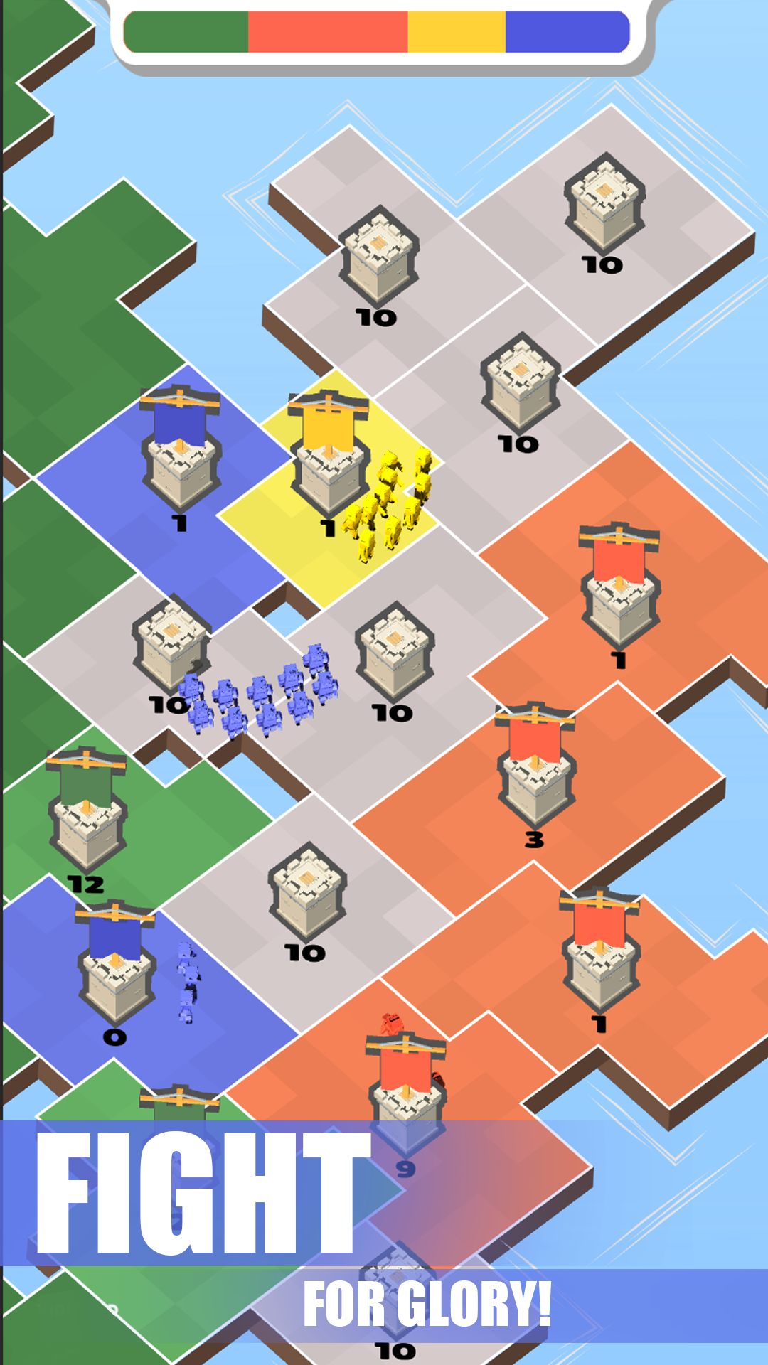 State Conquest: Miners War IO. War Strategy Games. Epic RTS Battle: Dots takeover. Conquer the ...