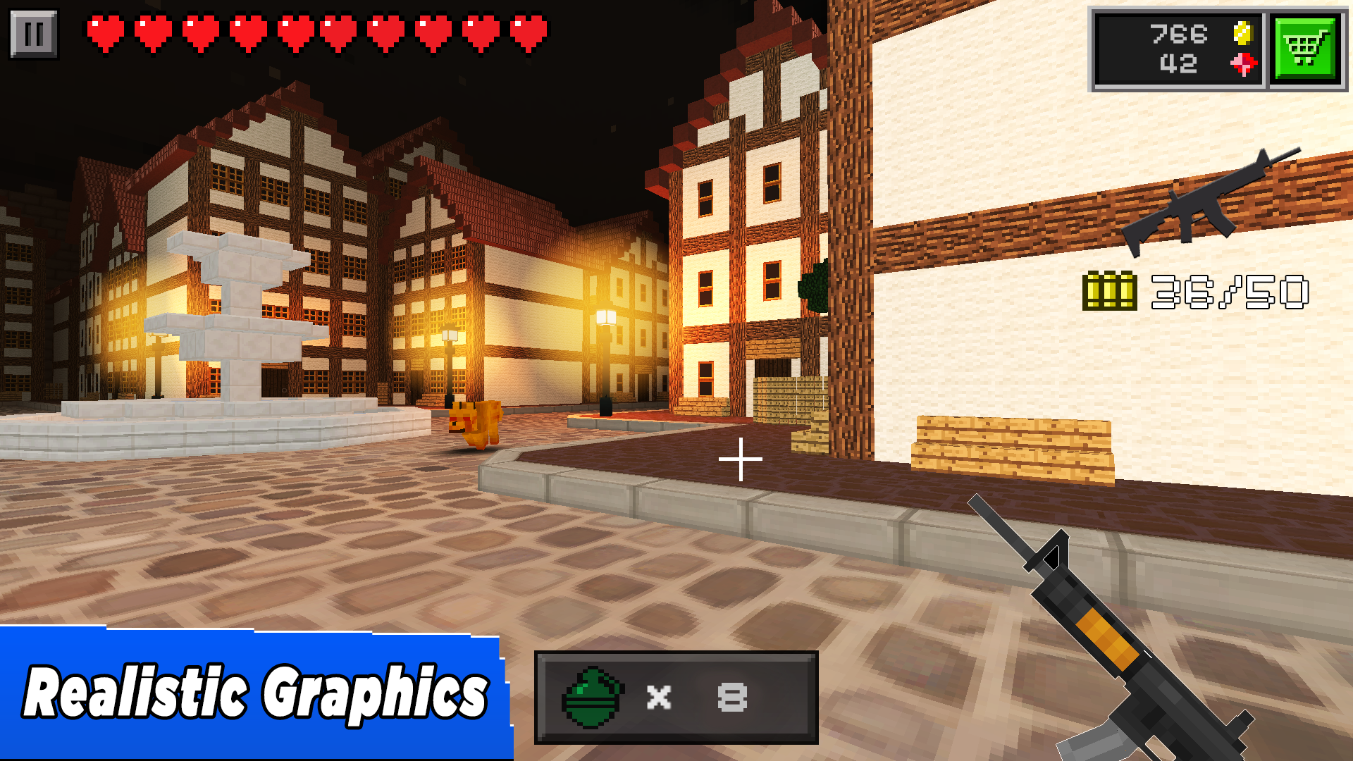 Craftsman Battle: Shoot & Survive – Weapon Master Gun Shooting Game ...