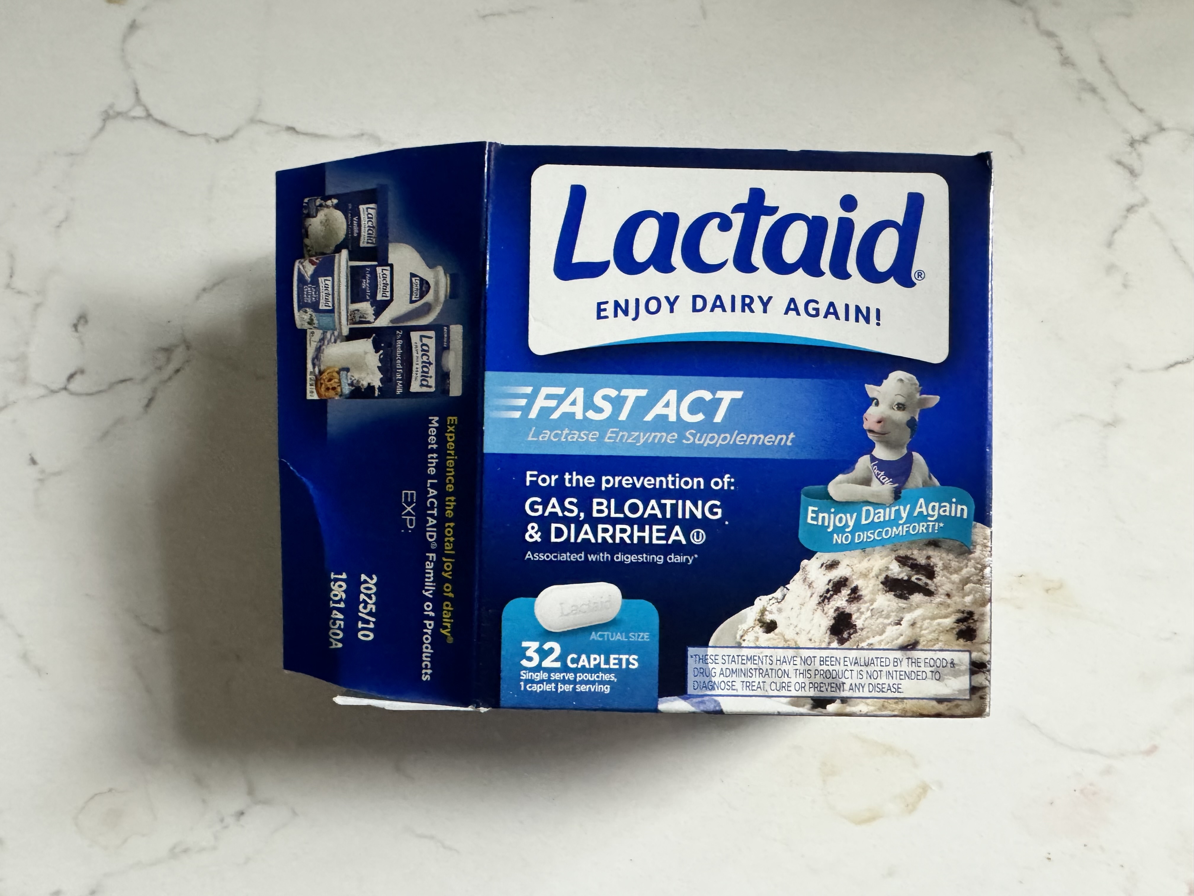 Watch Lactaid pill option instead of a chewable on Amazon Live