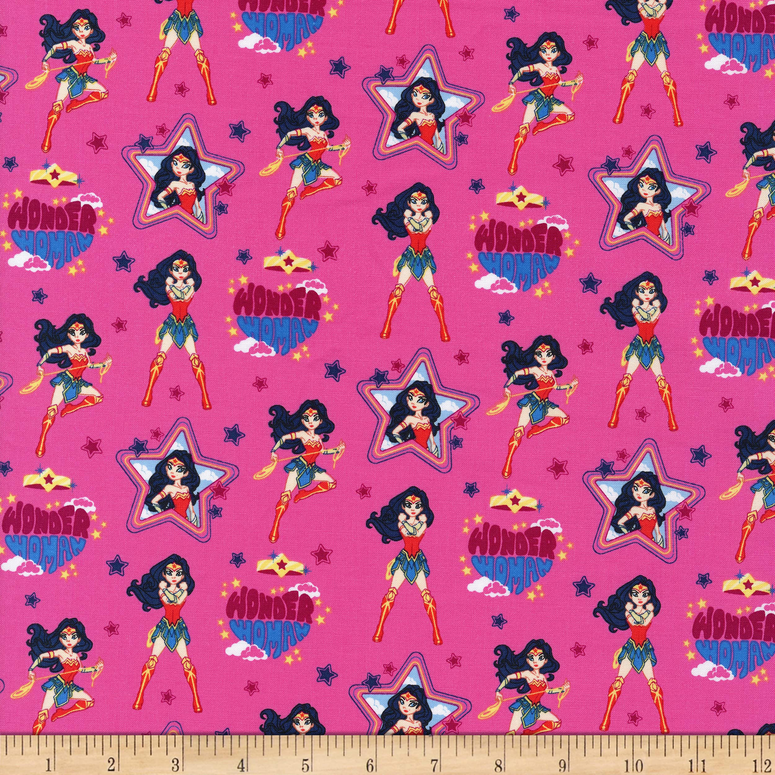 Wonder Woman Fabric By The Yard