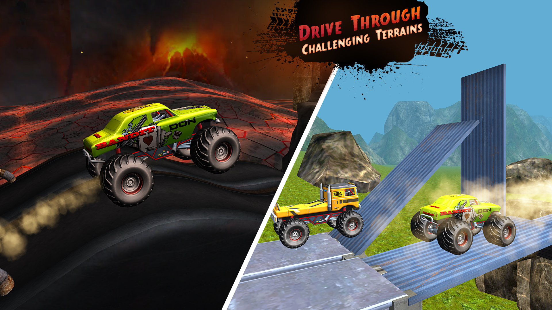 Monster Trucks : Big Foot Racing Showdown 2023:Amazon.com:Appstore for ...