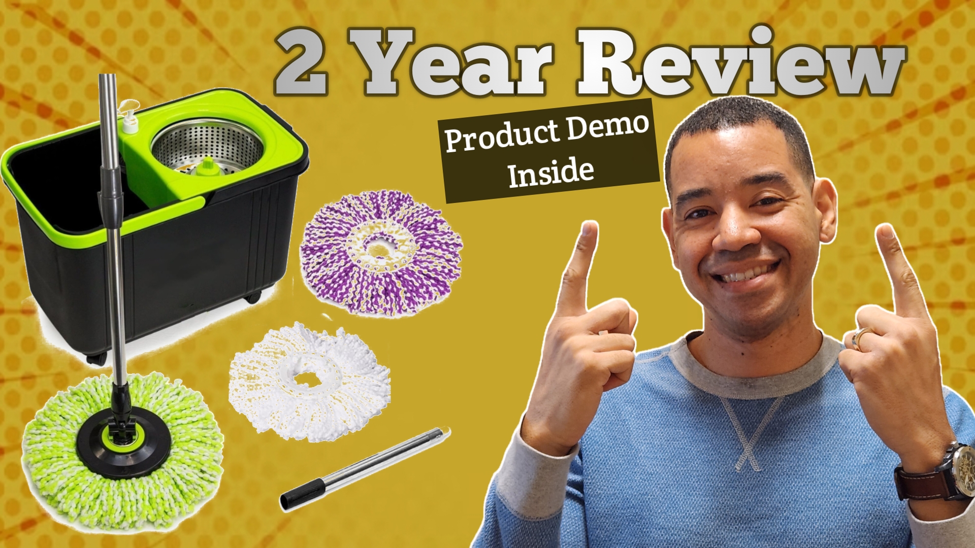 Watch 2 Year Review for Simply Magic Spin Mop on Amazon Live