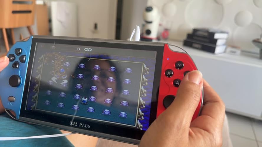 X12 Plus Console de videogame de 7 polegadas integrado para 1000 ...