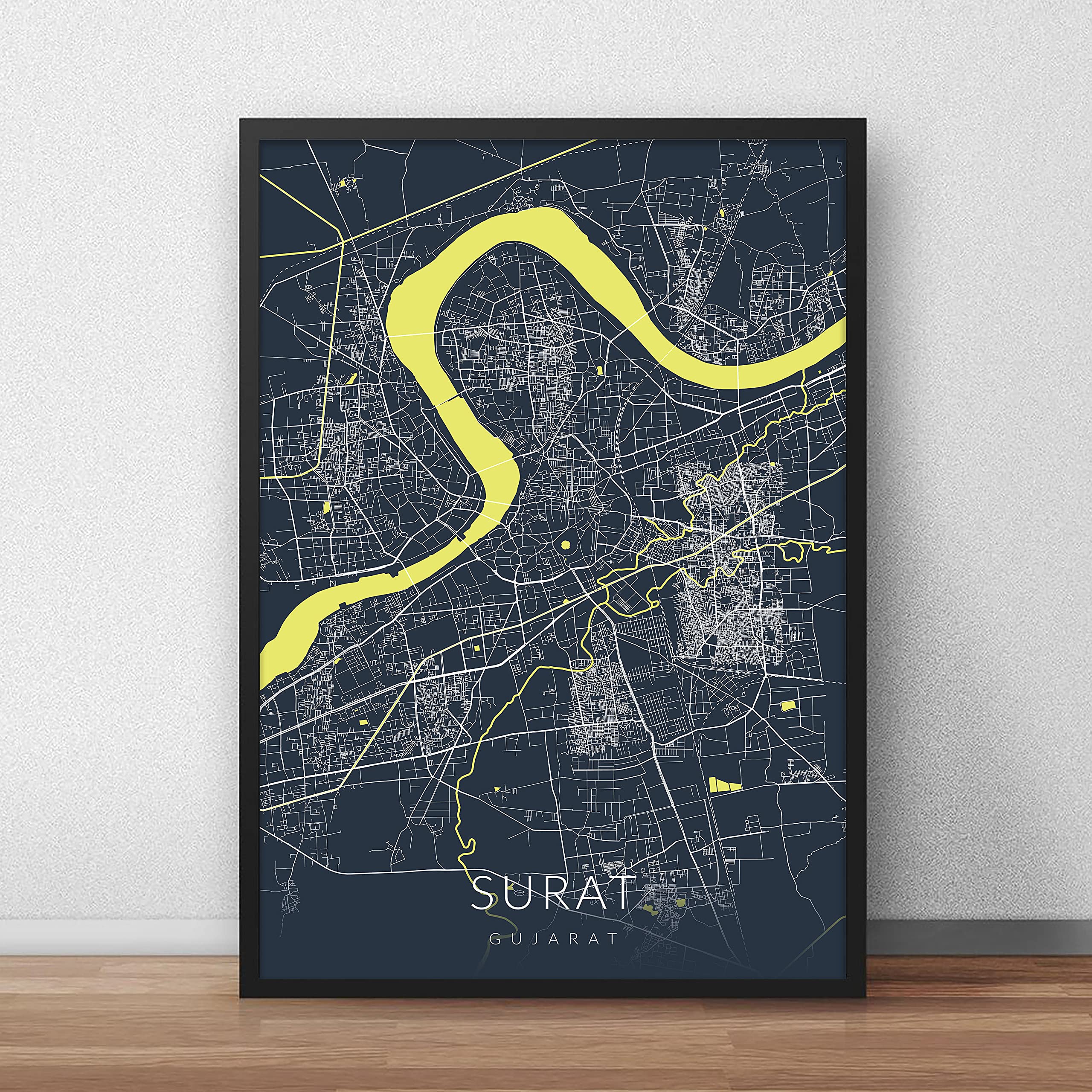Surat City Map Surat City