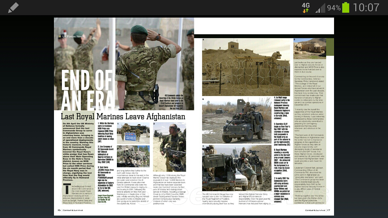 Combat & Survival Magazine - App on Amazon Appstore