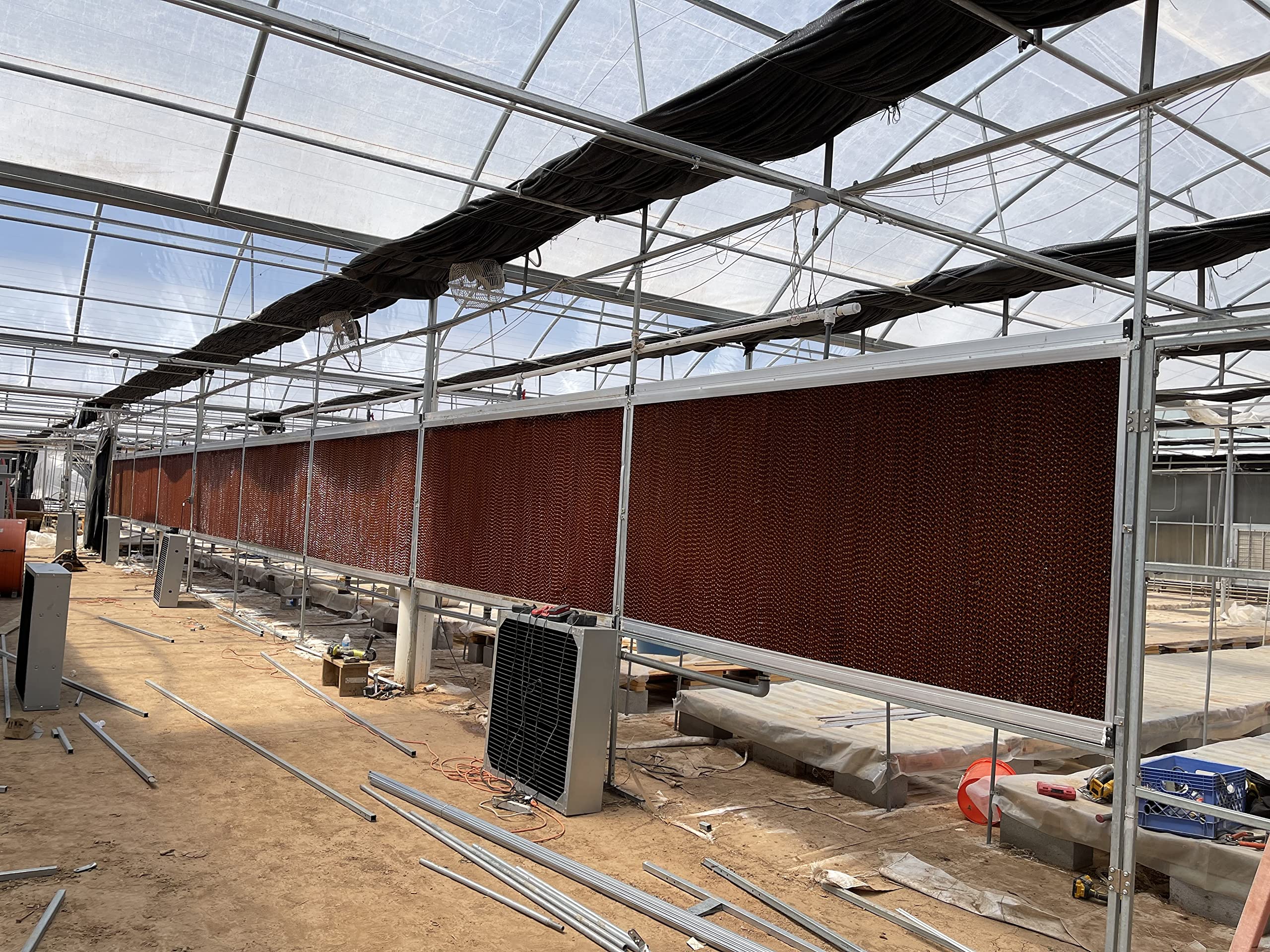 Evaporative Cooling System Greenhouse