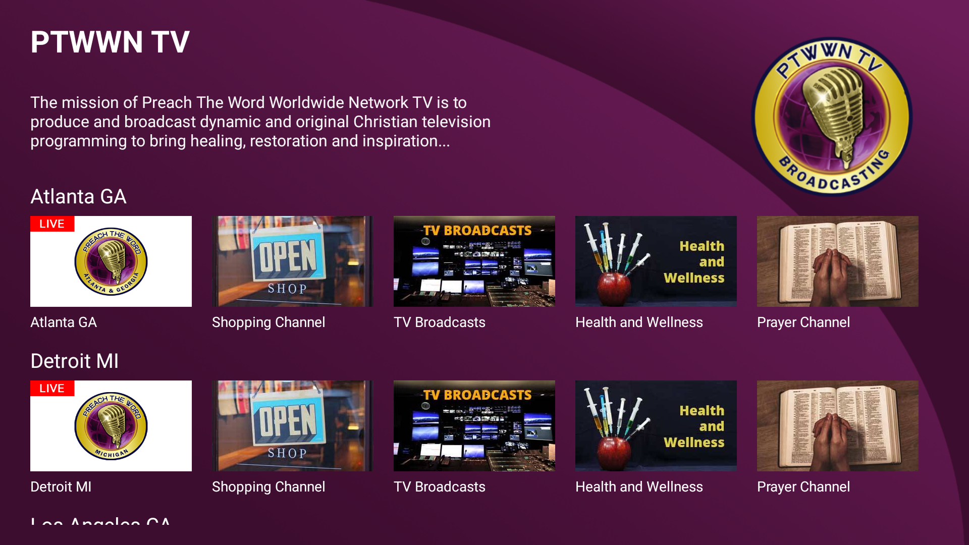 PTWWN TV - Preach The Word Network TV:Amazon.com:Appstore for Android