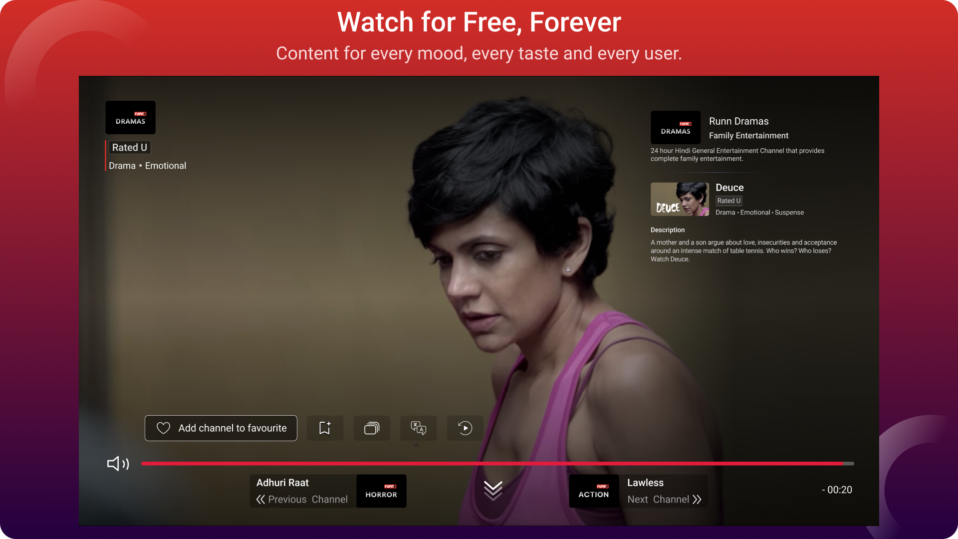 RunnTV - Movies, Songs & TV - App on Amazon Appstore