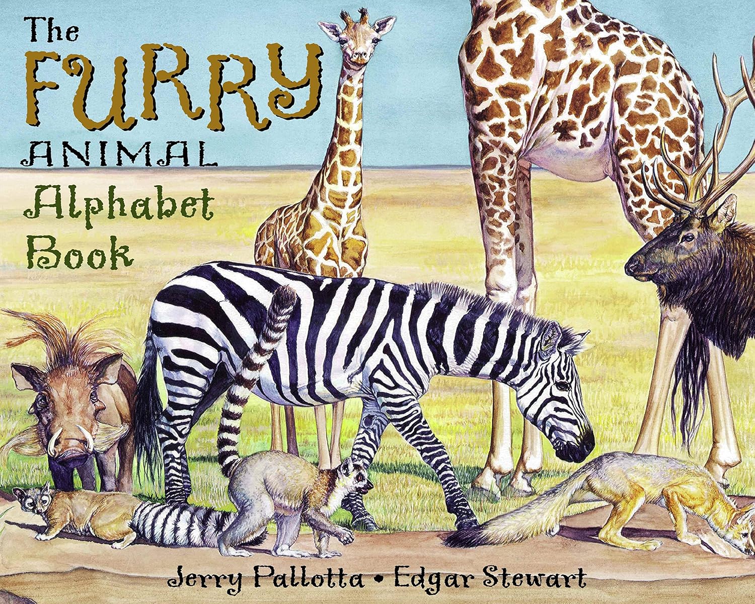The Furry Animal Alphabet Book: Pallotta, Jerry, Stewart, Edgar ...